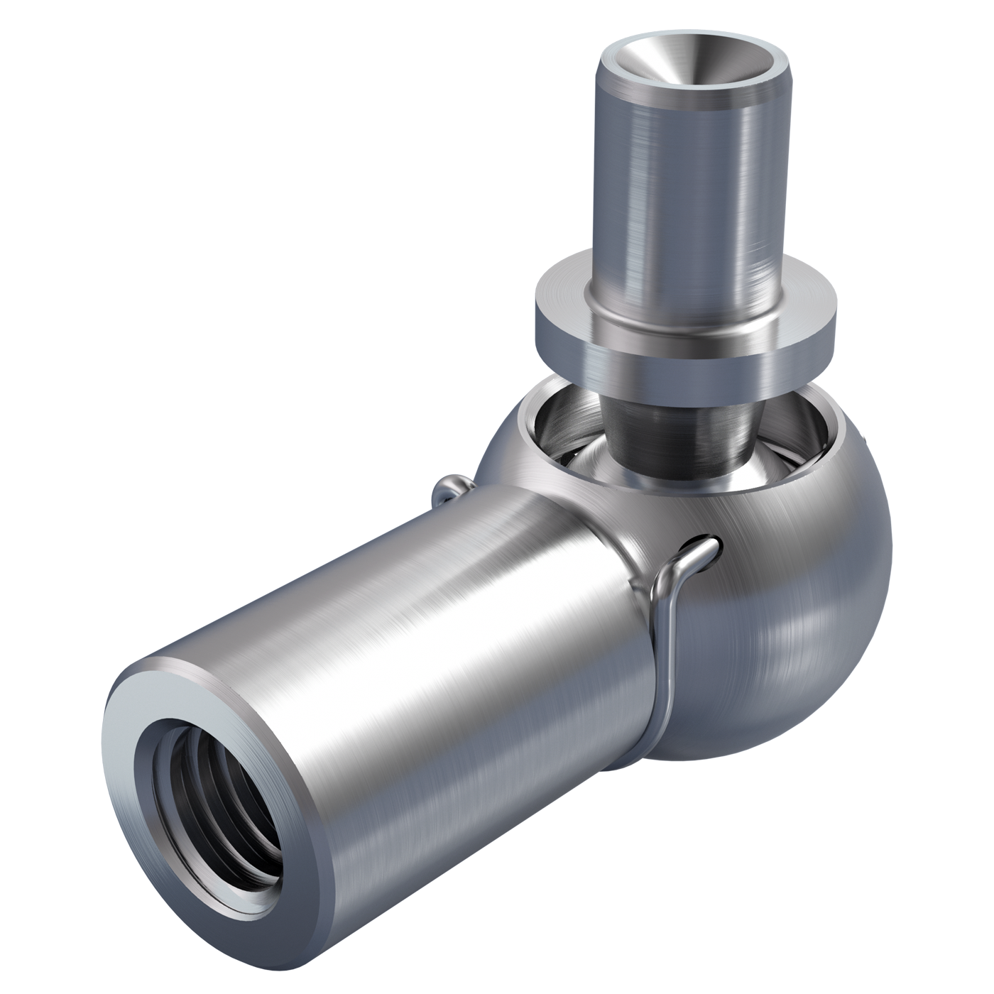 Angle joint similar to DIN 71802 with rivet stud BS 19 x 18 M14LH Steel ...