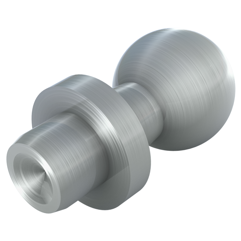 Pivot à riveter DIN 71803 B 19 x 12 Acier galvanisé blanc